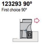 3" Shell Mill Cutter, Positive, 90° Exact Angle D = 3" H = 2" with 7 P ...